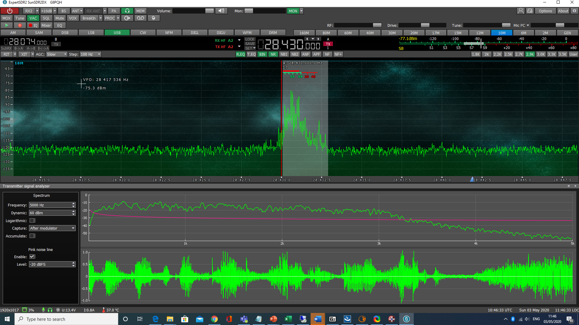 SDR HF/VHF Transceiver – G8PQH radio